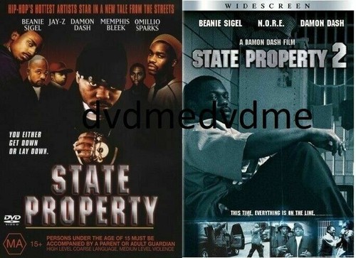 State Property 1 & 2 DVD Set Beanie Sigel Brand New Plays Worldwide ...