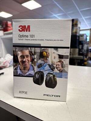 3M Peltor Optime 101 Earmuff # H7P3ENIB Noise Reduction 24 NRR | eBay