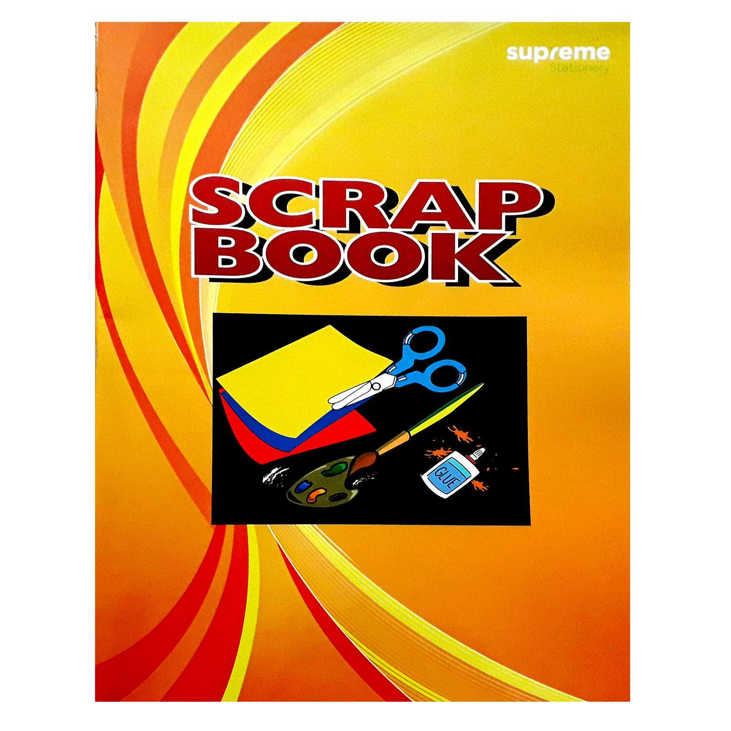 A3 Scrapbook 64 Pages 100gsm Coloured Scrap Book For Art And Craft - 32 ...