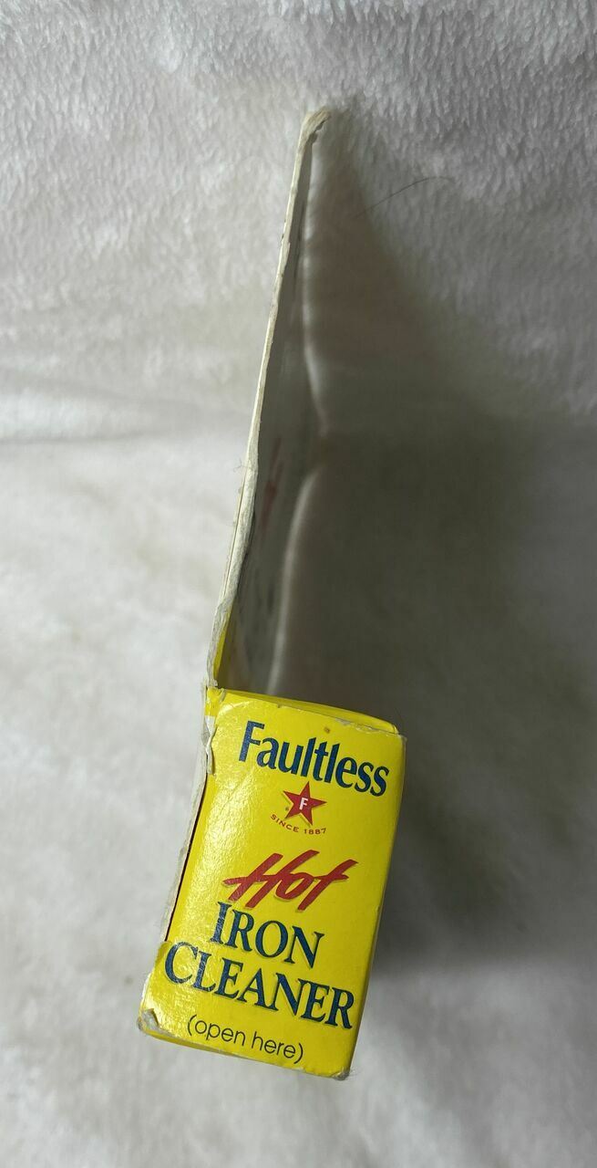 Vintage Faultless Hot Iron Cleaner in Original Box - 1980's | eBay