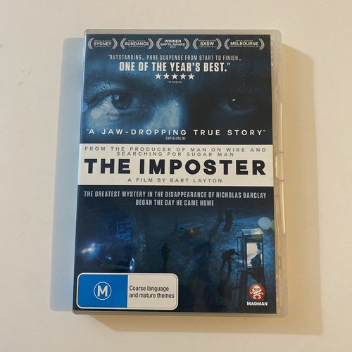 The Imposter Dvd Film Region 4 True Story Documentary Very Good ...