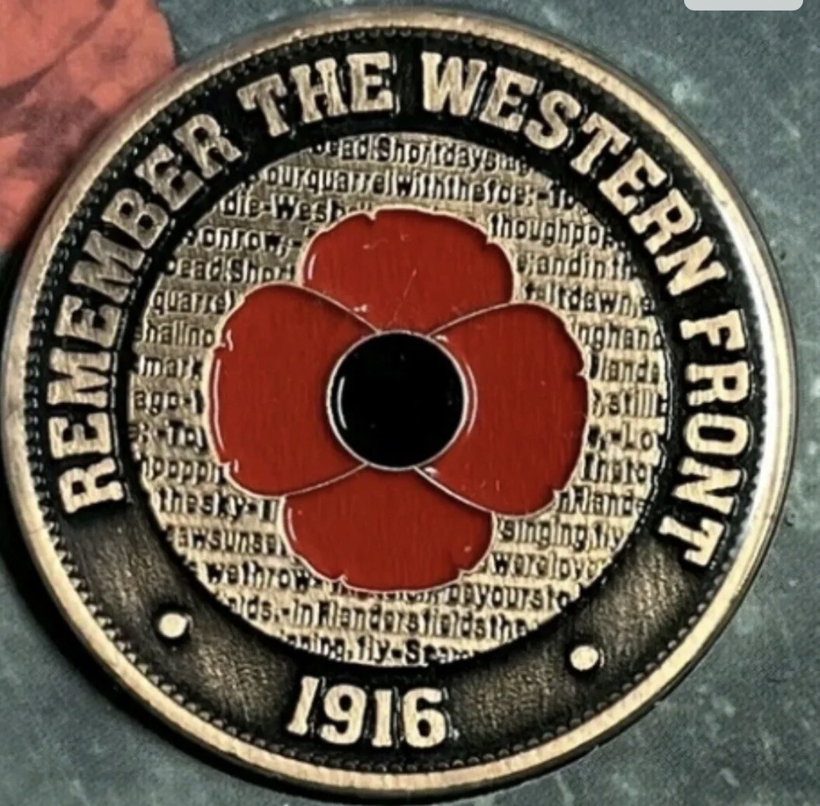 Red Poppy Remembrance Anniversary Coin Australia carded | eBay Australia