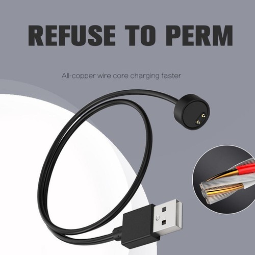 USB Magnetic Charging Cable Lead Charger For Mi Band Smart Bracelet 5/6 ...