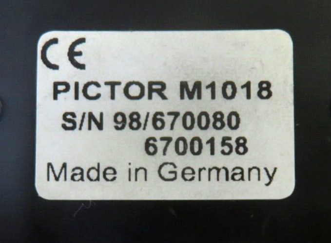 Vision Components V&C Pictor M1018 VC67 Camera, FOR PARTS/ REPAIR | eBay