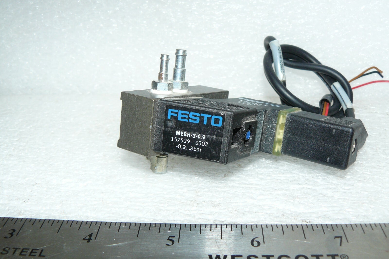 FESTO MSEB-3-24V DC SOFT RELAY VALVE 20.4-26.4VDC MEBH-3-0,9 | eBay