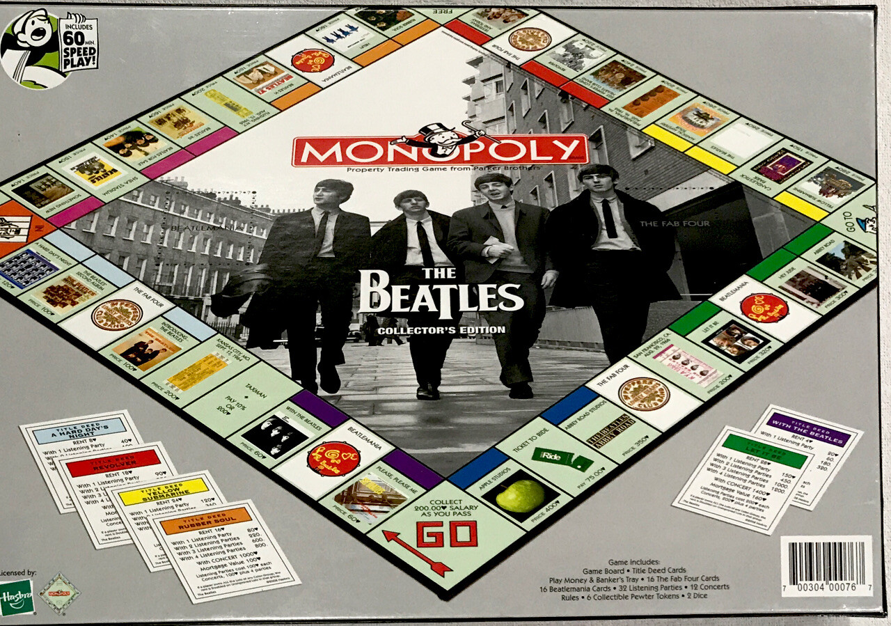 The Beatles Monopoly, Collectors Edition (Original) Brand “NEW” Factory ...