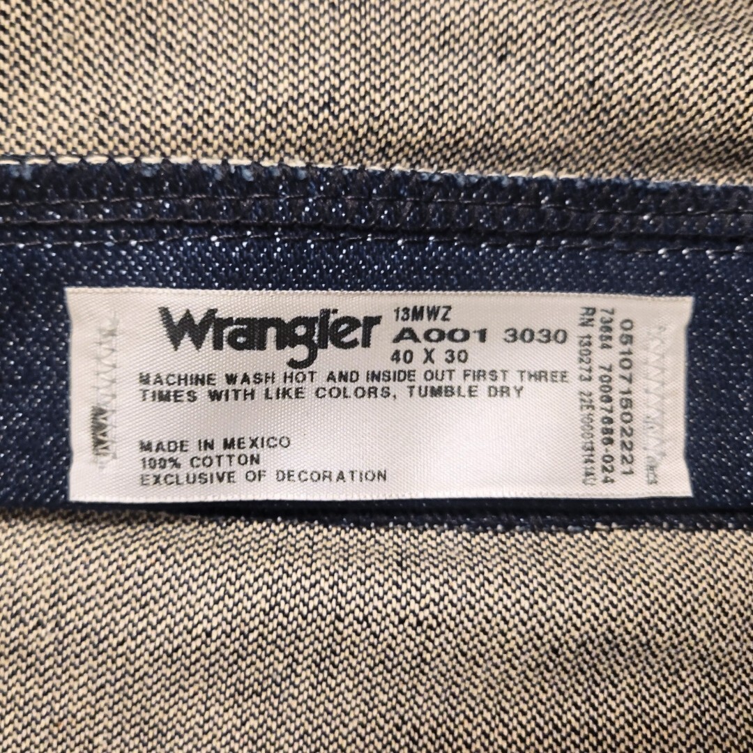 New Wrangler Cowboy Cut Jeans Men Size 40x30 Rigid Indigo Competition ...
