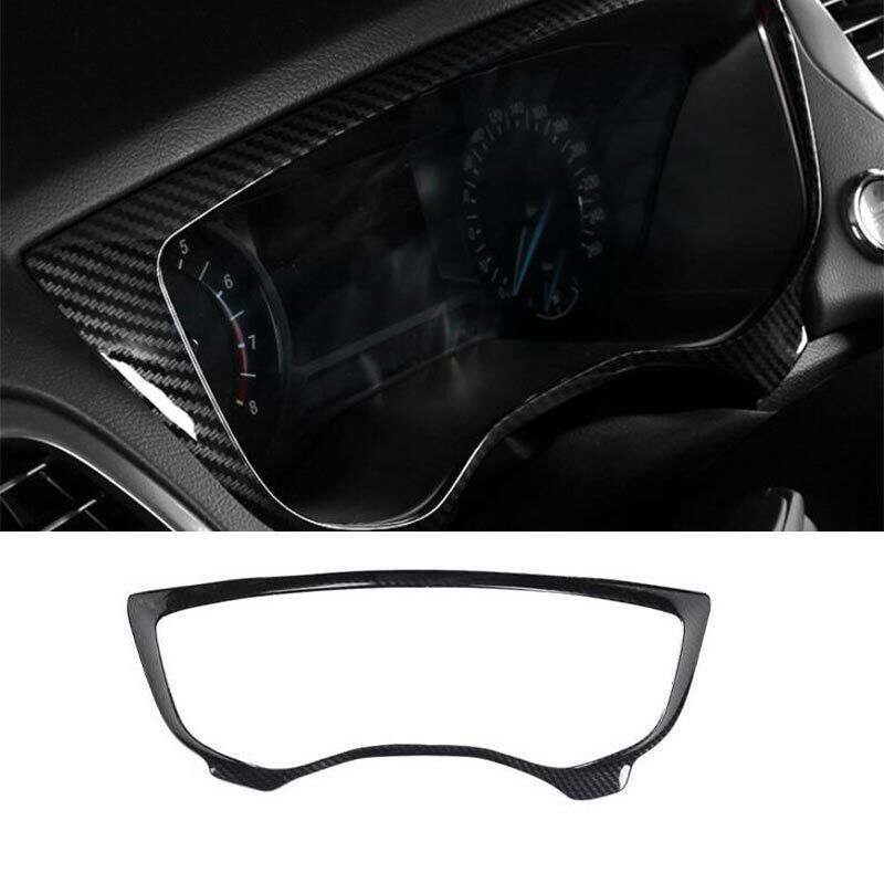 1P Instrument Panel Frame Carbon Fiber Look Trim For Ford Mondeo Fusion ...