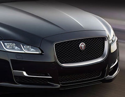 2016- Jaguar XJ Chrome & Black Complete Grille Replacement with R ...