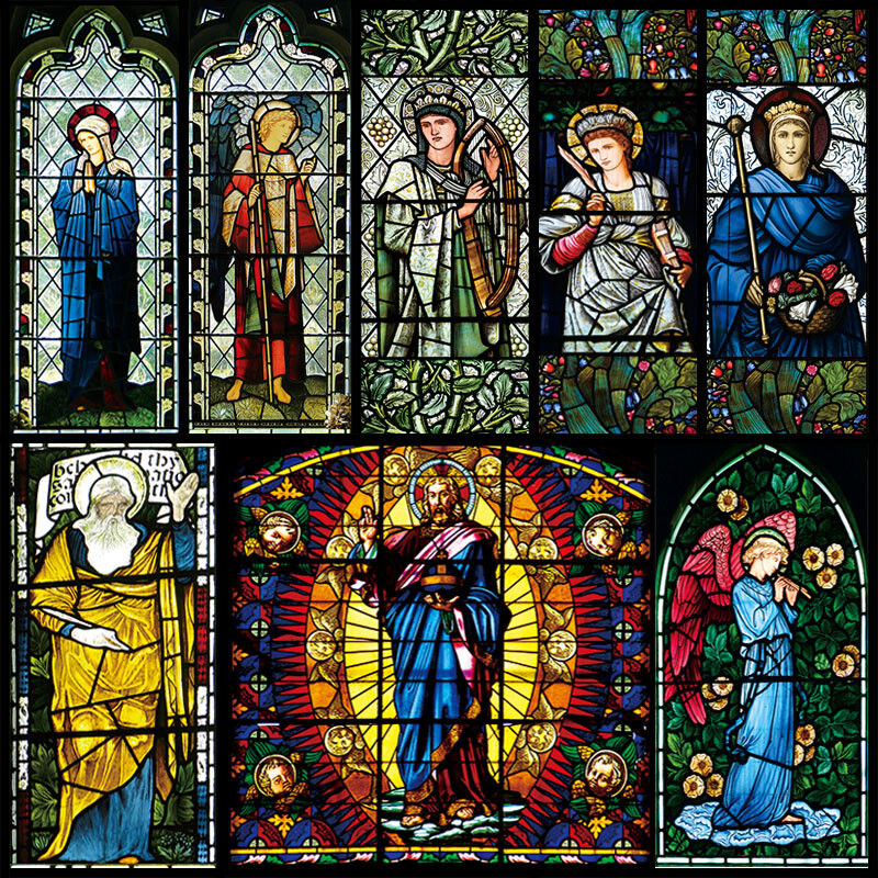 Church Stained Glass Window Wallpaper