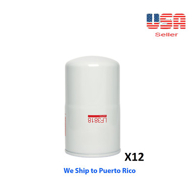 12 x LF3818 Engine Oil Filter Fit: Hino Kobelco New Holland Volvo | eBay