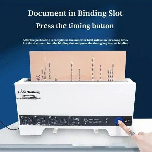 A4 Thermal Binding Machine Small Automatic Home Office Binding Machine ...