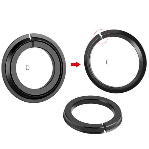 1pc 1.5in Aluminium Alloy Steerer Tube Adapter Headtube Reducer ...