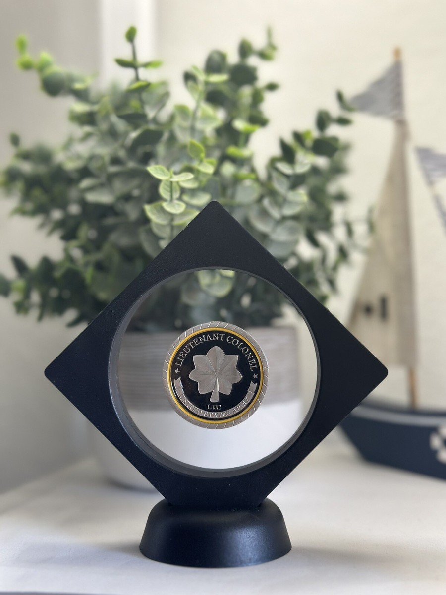 Army Lieutenant Colonel Coin Personalized US Army Officer Plaque,