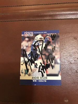 1990 PRO SET Andre Rison #85 Autographed -Andre Rison “Show Time” | eBay