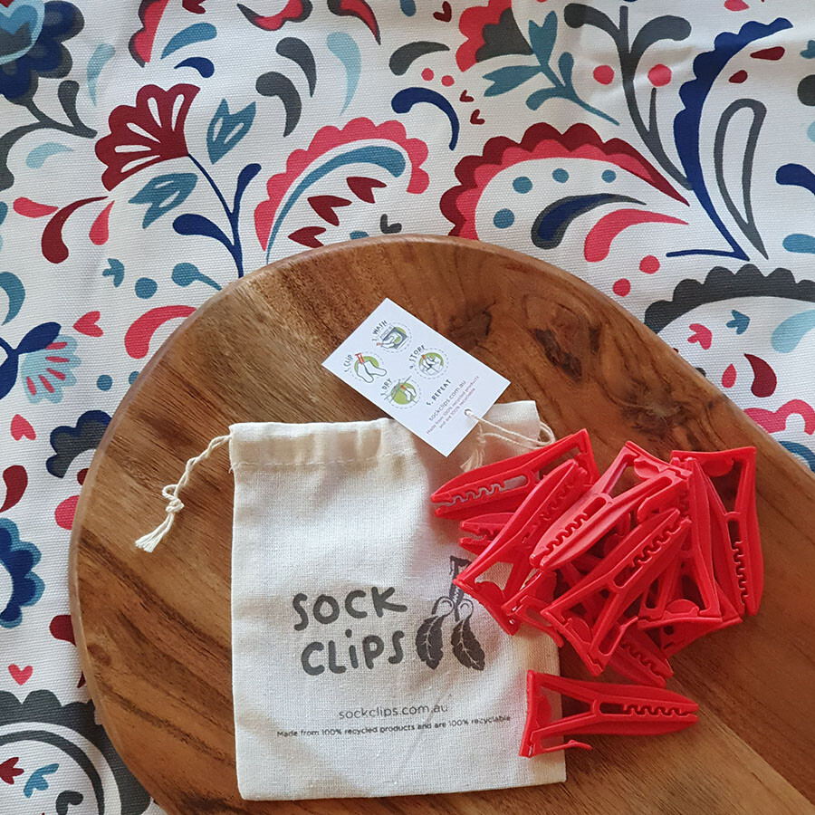 Sock Clips - keep socks together - Clip, washing, laundry, dryer, 100% ...