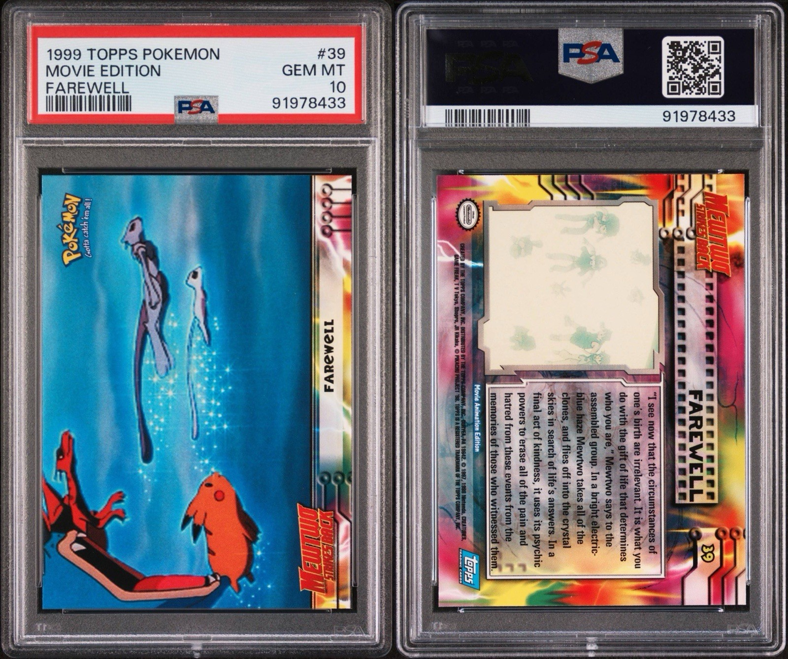 Farewell 39 Current Market Value | 1999 Topps Movie