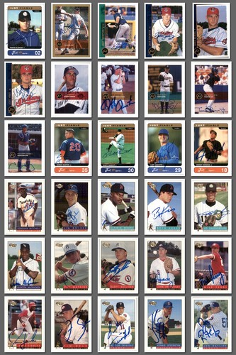 Lot Of (30) Signed Baseball Cards MLB/MILB RC Rookie Auto AU Autograph ...