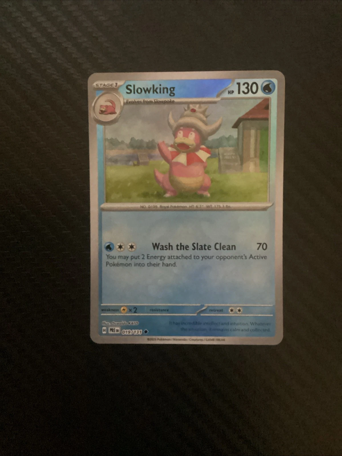 Slowking 2025 Scarlet & Violet: Prismatic Evolutions #019/131 Master ...