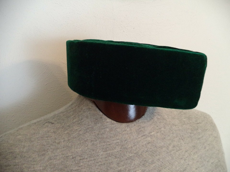 Men's Green Handmade African/ Middle Eastern Traditional Hats. One Size ...