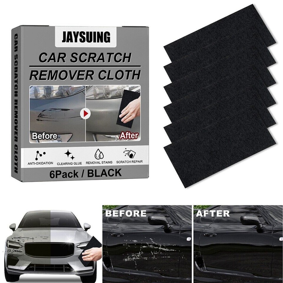 6PCS Nano Sparkle Cloth for Car Scratches Nano Magic Cloth Scratch ...
