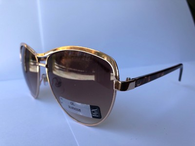 FGX Womens Sunglasses Tortoise Shell Gold Frames Brown Lenses OL ...