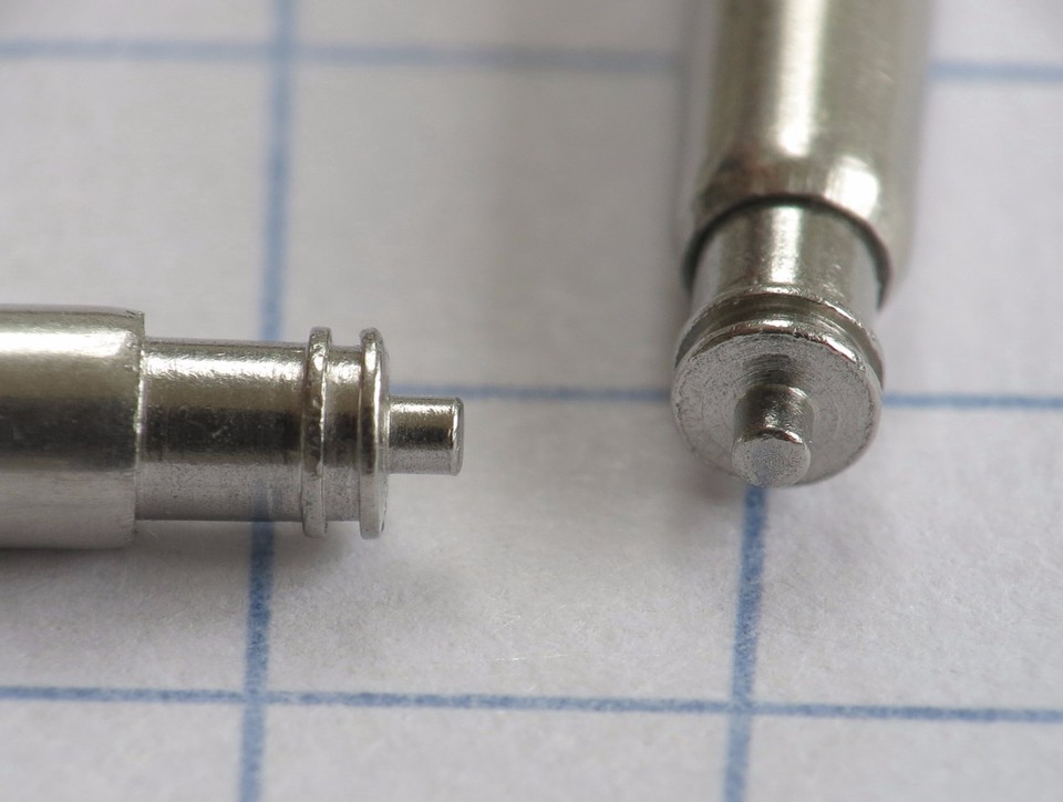 2 * 22mm High Grade, Stainless Steel Double Shoulder Spring Bars Seiko ...