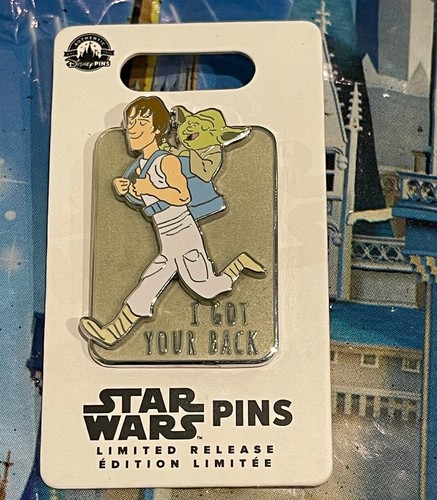 Disney Star Wars Luke Skywalker Yoda I Got Your Back Pin LR Pin New ...