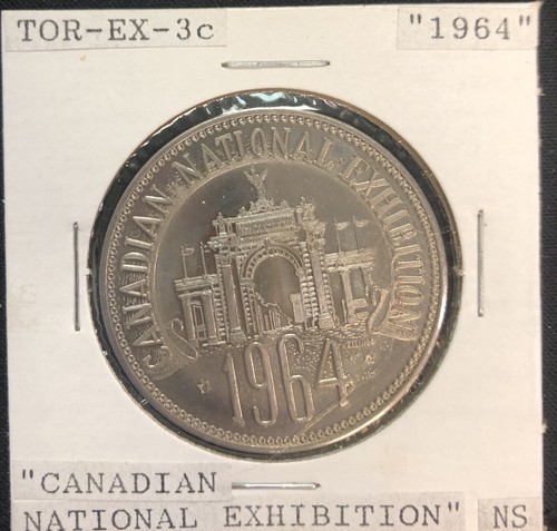 Vintage canadian 1964 CNE CANADIAN NATIONAL EXHIBITION TORONTO medal ...