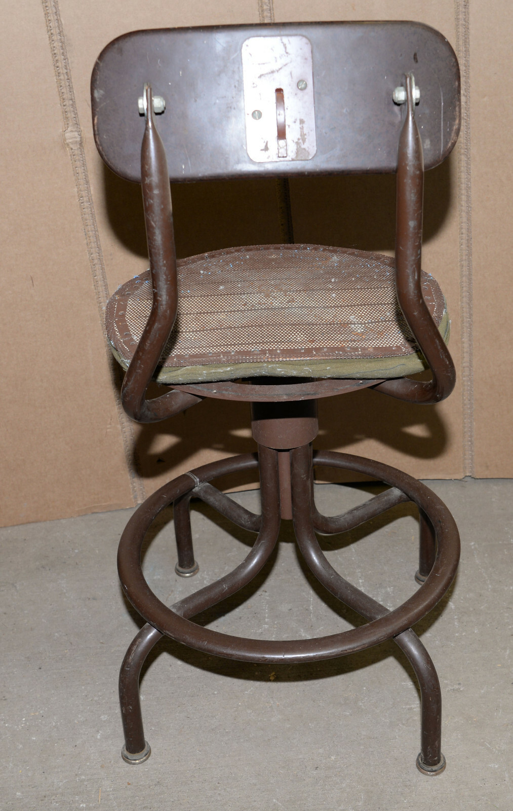Sturgis Posture chair industrial swivel drafting desk stool collectible ...