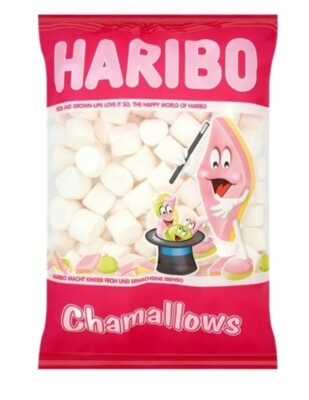 Haribo Chamallows Large White Mallows Marshmallows Full Bag 1kg | eBay UK
