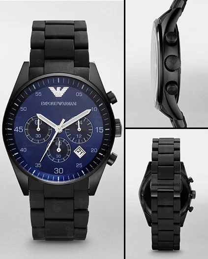 Men s Watch Emporio Armani AR5921 Sportivo Watches Chrono Quartz Date Display
