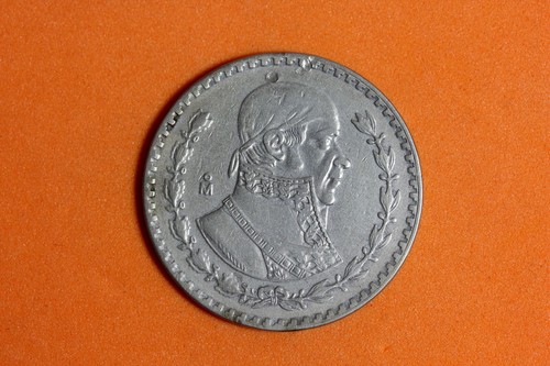 1958 Mexico One Peso Billon Coin #M16549 | eBay