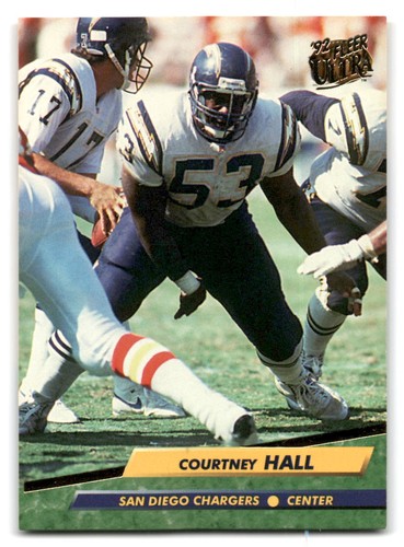 Courtney Hall 1992 Ultra #346 San Diego Chargers FOOTBALL | eBay