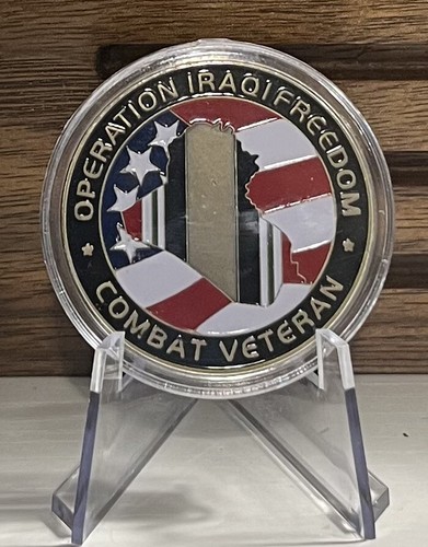 Operation Iraq Freedom Combat Veteran OIF Coin | eBay
