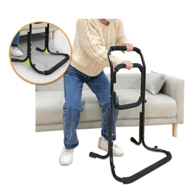 Bed Rails for Elderly Stand Assist Grab Bar for Chair Handicap Standing ...