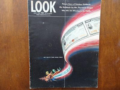 VINTAGE LOOK MAGAZINE JUNE 13, 1944 ISSUE / 9C4 | eBay