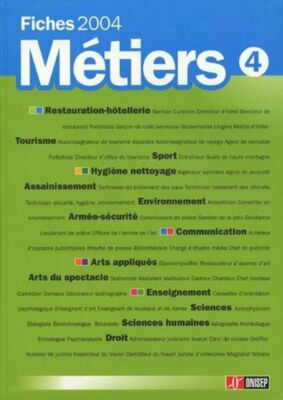 Fiches Métiers 2004: Volume 4 | ONISEP | Très bon état | eBay