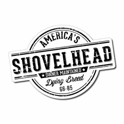 Shovelhead Sticker / Decal - Shovel Knuckle Pan Head Hot Rat Rod ...