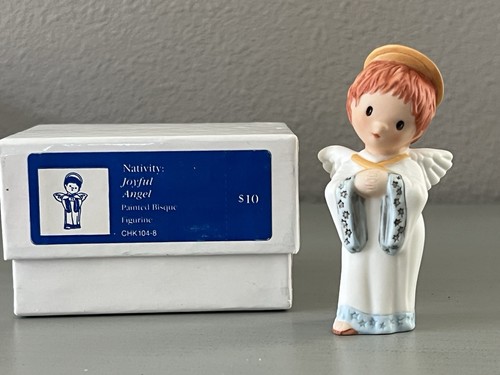 HALLMARK NATIVITY JOYFUL ANGEL MARY HAMILTON PORCELAIN FIGURINE | eBay