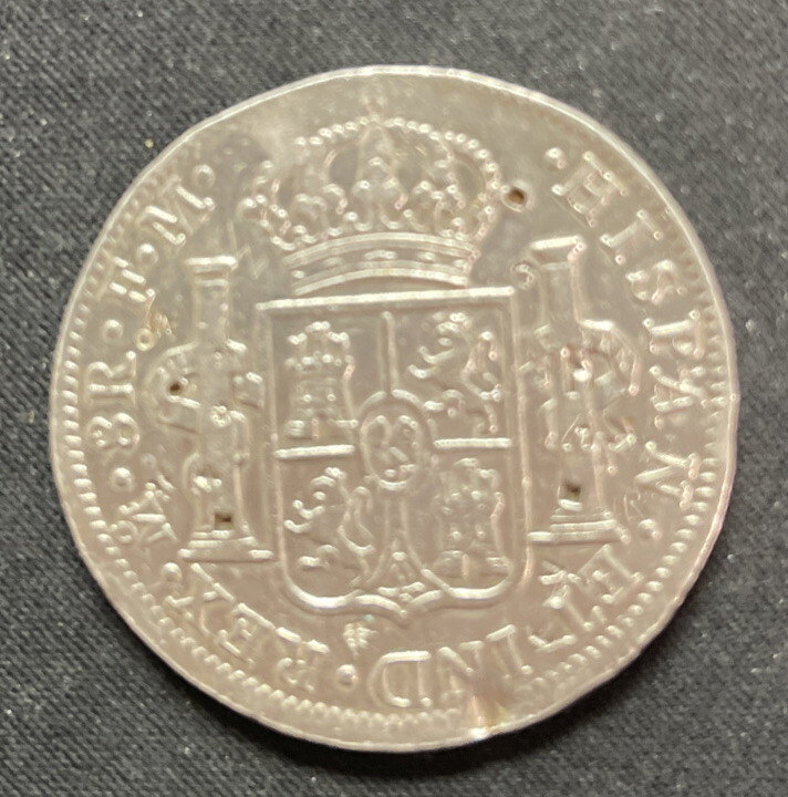 1796 Spanish/Mexico Pillar Dollar. (chop Marks) ENN Coins | eBay