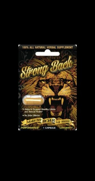 Strong Back Performance Power Longevity Male Enhancement Pill for sale ...