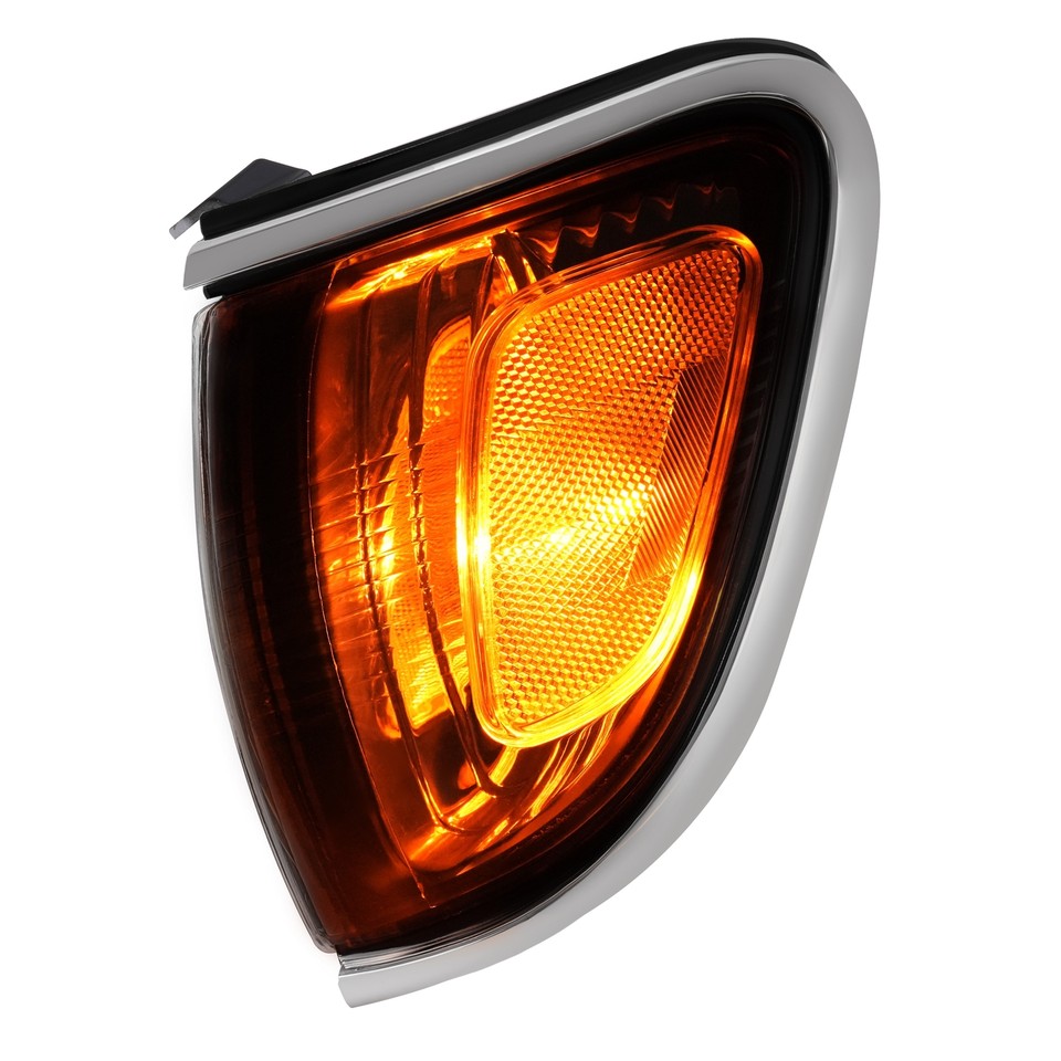 2PC Side Marker Corner Parking Lights Turn Signal Chrome For Toyota ...