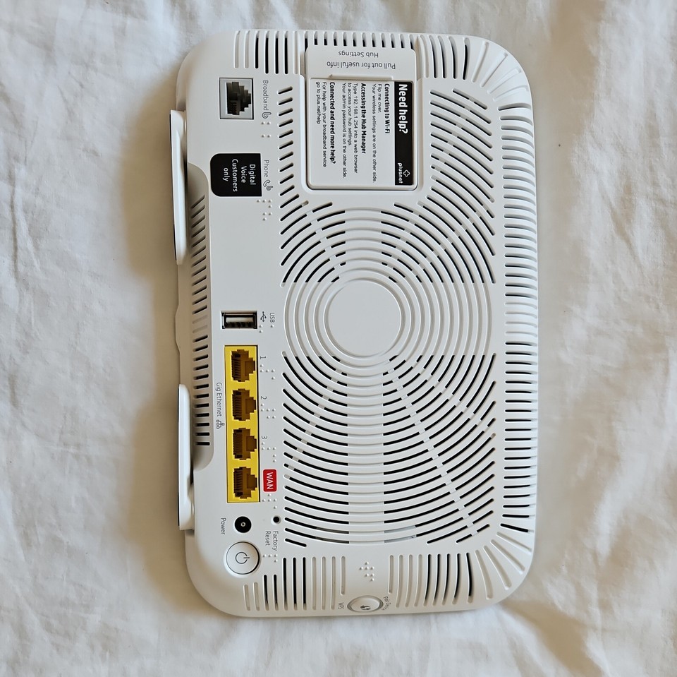 Plusnet Hub 2 Two Router - Wireless Internet Latest WiFi LAN 5GHz 2 ...