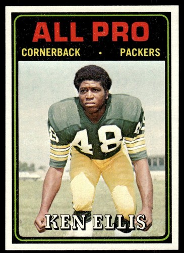 1974 TOPPS KEN ELLIS GREEN BAY PACKERS #140 | eBay