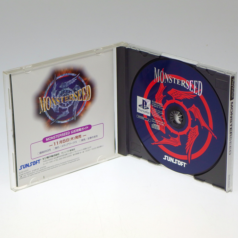 MONSTER SEED PS1 Sony Japan Import PlayStation PSX SUN SOFT RPG NTSC-J ...