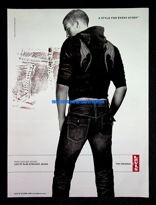 Levi's Slim Straight Blue Jeans 2006 Trade Print Magazine Ad Poster ...