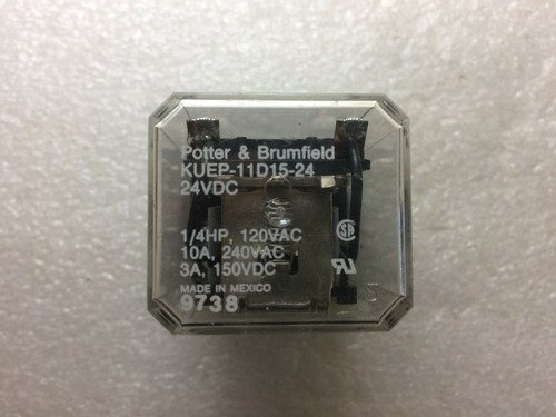 Potter & Brumfield Kuep-11d15-24 Relay With Socket 24vdc for sale ...