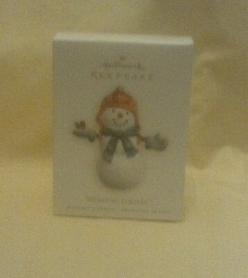 Hallmark Keepsake Christmas Ornament 2007 WELCOME FRIENDS Snowman and ...