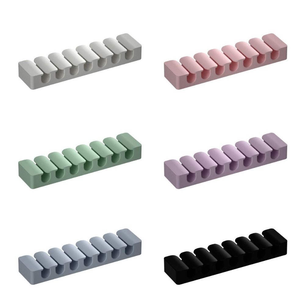 Self-Adhesive Flexible Cable Winder Wire Organizer Holder Network Cable ...